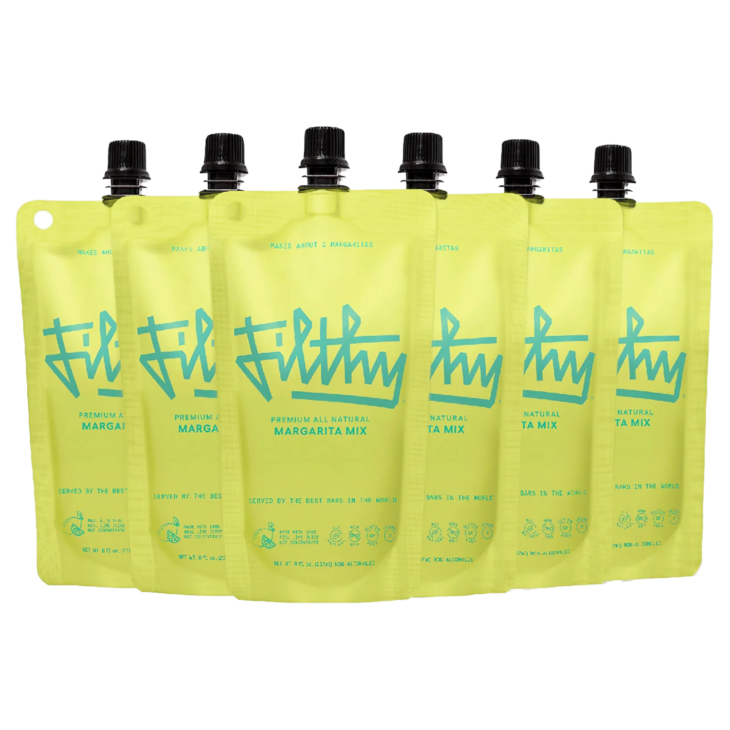 Filthy Foods Margarita Mix Pouches (6 Pack) – DayDram